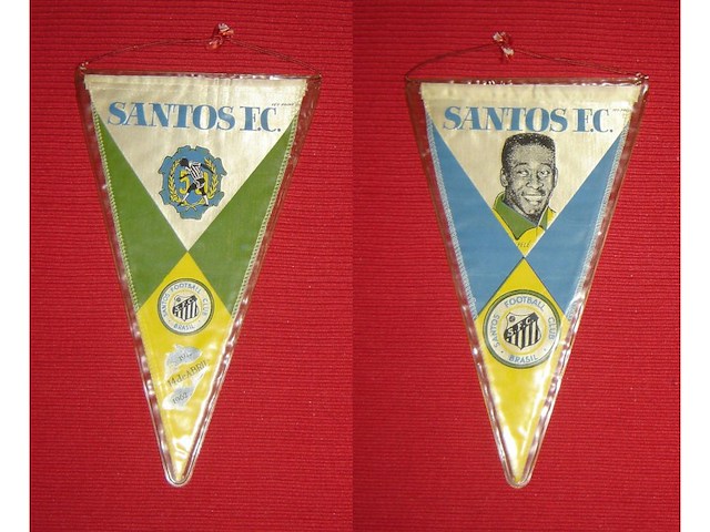 Ukrasna zastavica SANTOS 1912-1962 - Pele