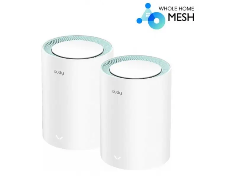 CUDY M1300 AC1200 DUAL BAND WHOLE HOME WI-FI MESH SYSTEM RUTER (42962)