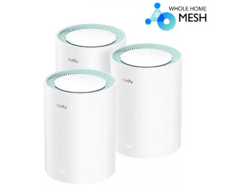 CUDY M1300 AC1200 DUAL BAND WHOLE HOME WI-FI MESH SYSTEM RUTER