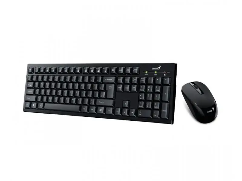 GENIUS SMART KM-8101 WIRELESS USB YU CRNA TASTATURA + MIŠ