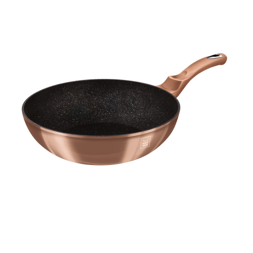 KAUFMAX WOK TIGANJ 28CM ROSE GOLD METALIC COLLECTION KM-0051