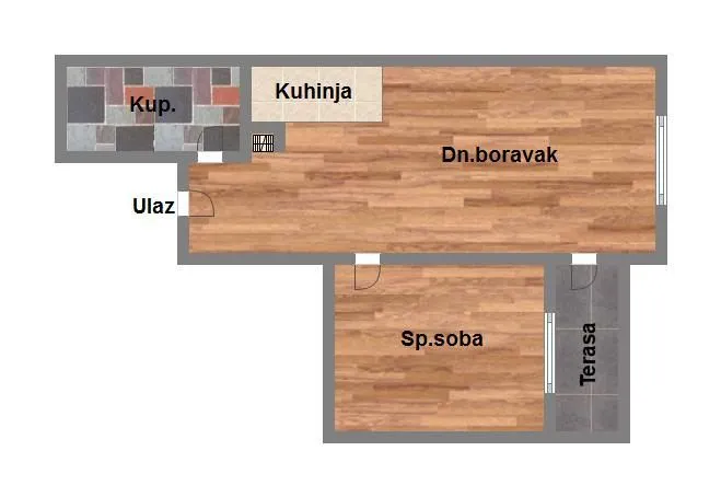 Prodaja, stan, 36m2, Adice, Novi Sad, Novi Sad