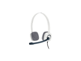 H150 Stereo Headset slušalice sa mikrofonom bele