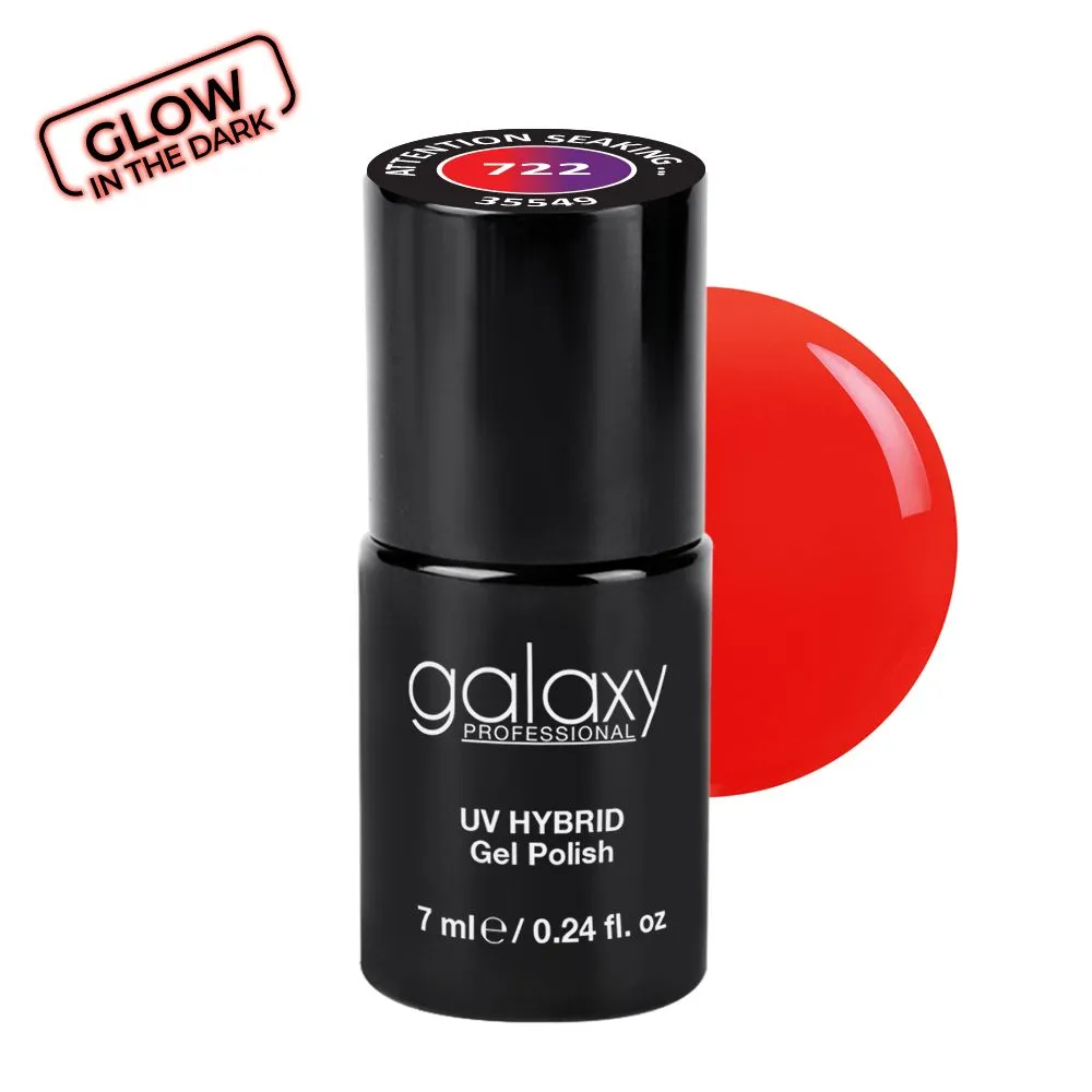 Trajni lak za nokte UV/LED GALAXY Hybrid 7ml Attention Seaking S722