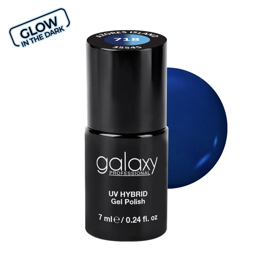 Trajni lak za nokte UV/LED GALAXY Hybrid 7ml Azores Island S718