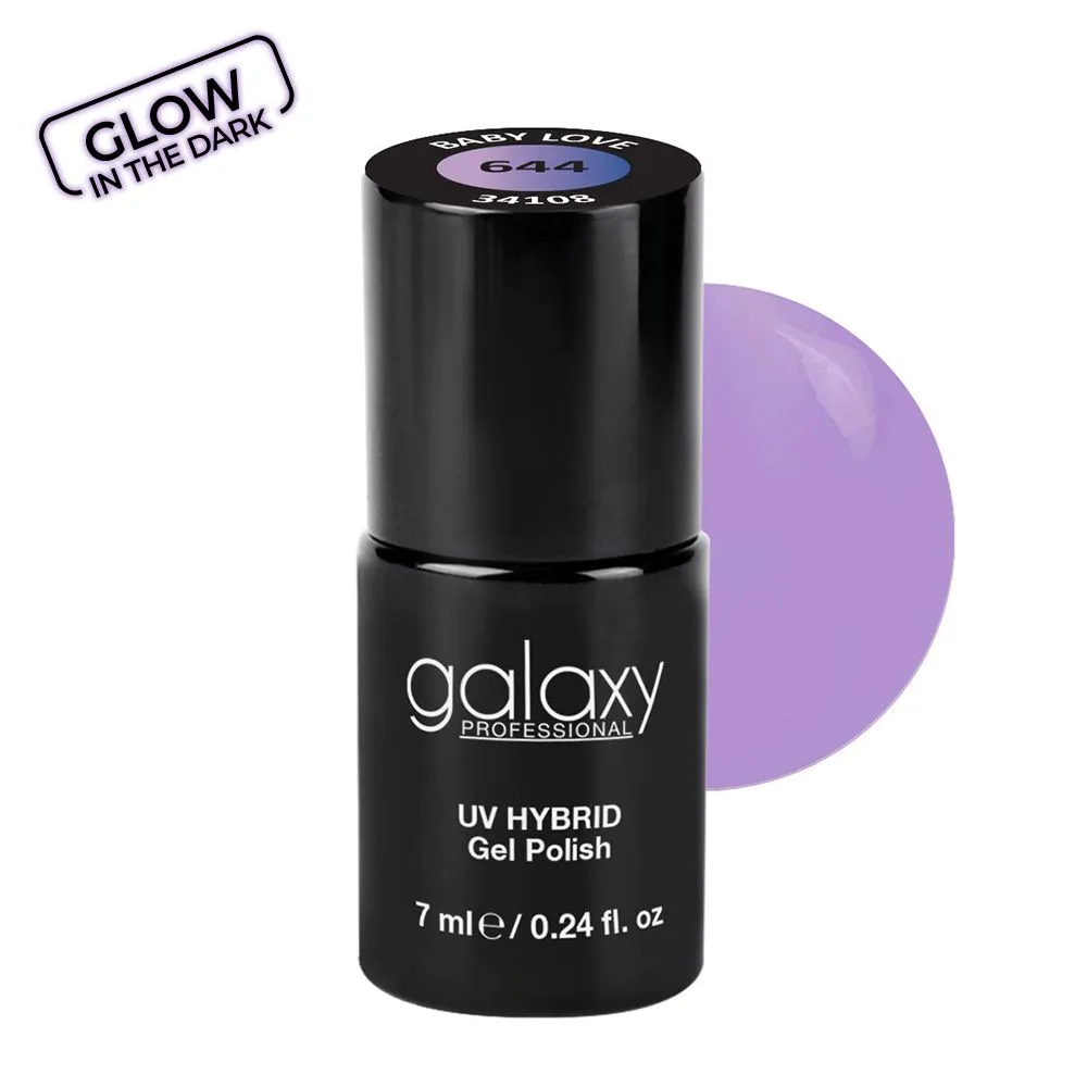 Trajni lak za nokte UV/LED GALAXY Hybrid 7ml Baby Love S644