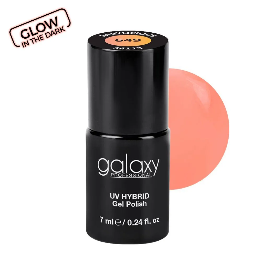 Trajni lak za nokte UV/LED GALAXY Hybrid 7ml Babylicious S649