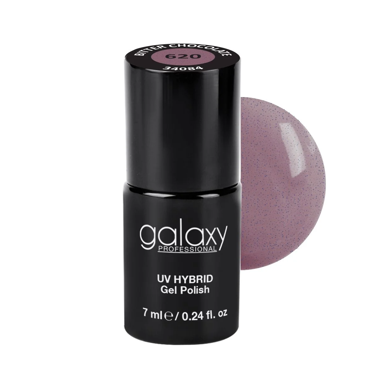 Trajni lak za nokte UV/LED GALAXY Hybrid 7ml Bitter Chocolate S620