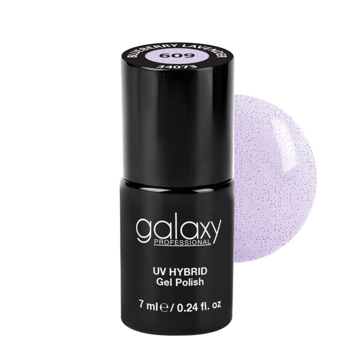 Trajni lak za nokte UV/LED GALAXY Hybrid 7ml Blueberry Lavender S609