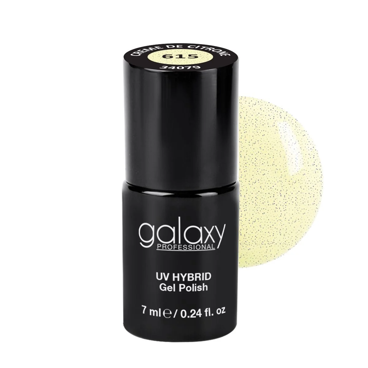 Trajni lak za nokte UV/LED GALAXY Hybrid 7ml Creme De Citrone S615