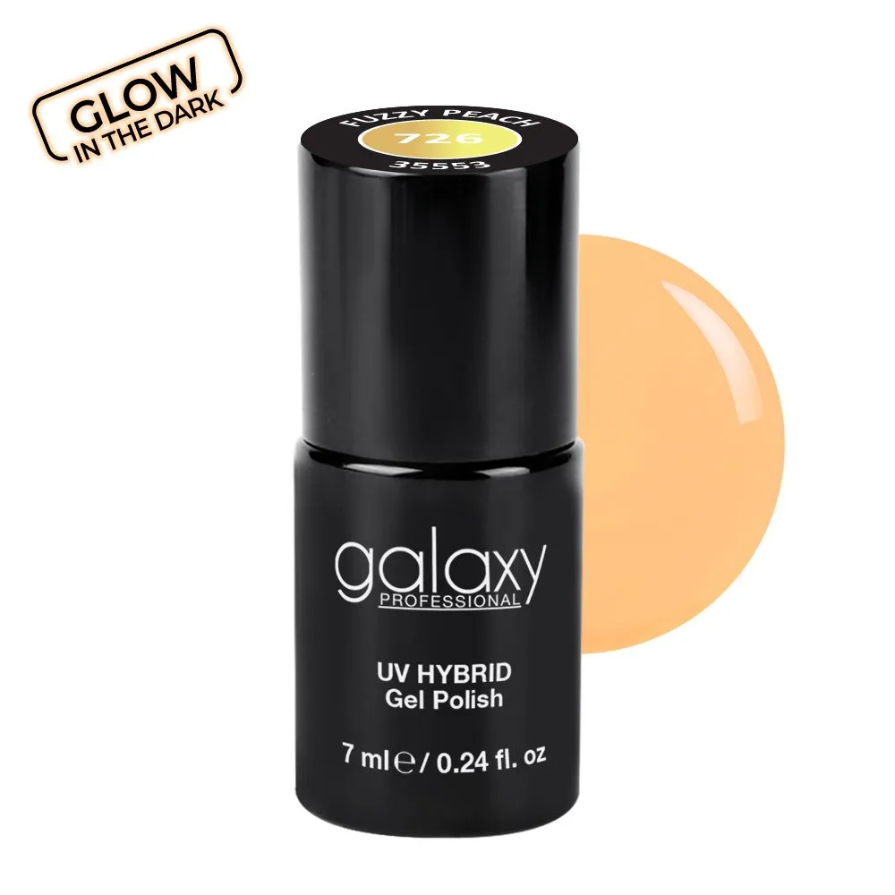 Trajni lak za nokte UV/LED GALAXY Hybrid 7ml Fuzzy Peach S726