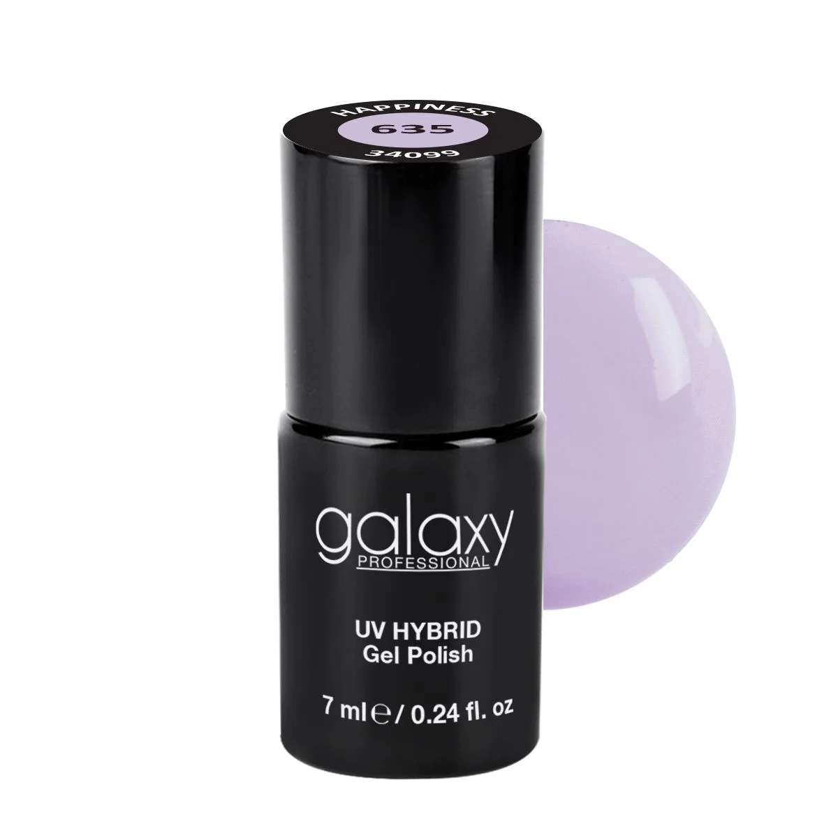 Trajni lak za nokte UV/LED GALAXY Hybrid 7ml Happiness S635