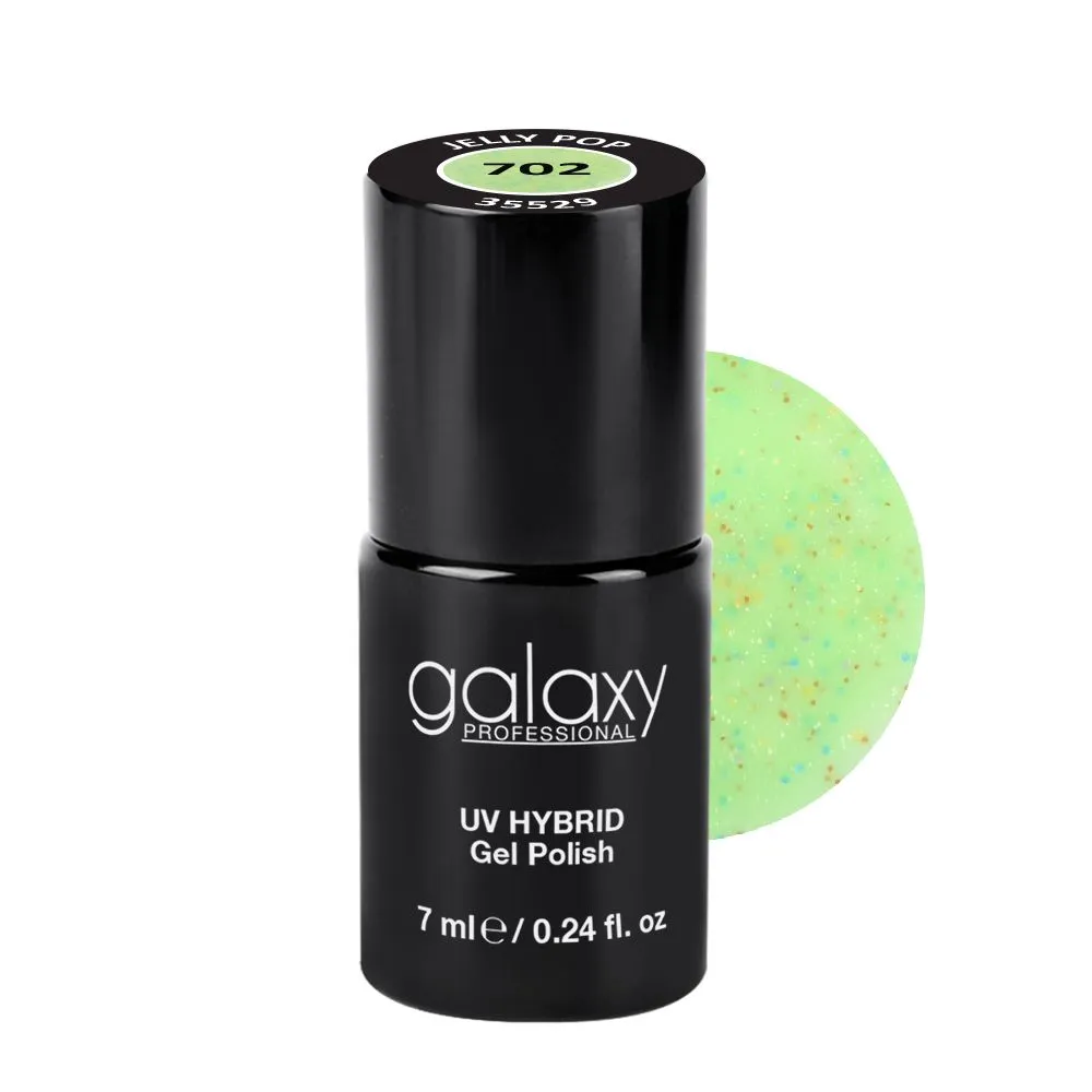 Trajni lak za nokte UV/LED GALAXY Hybrid 7ml Jelly Pop S702