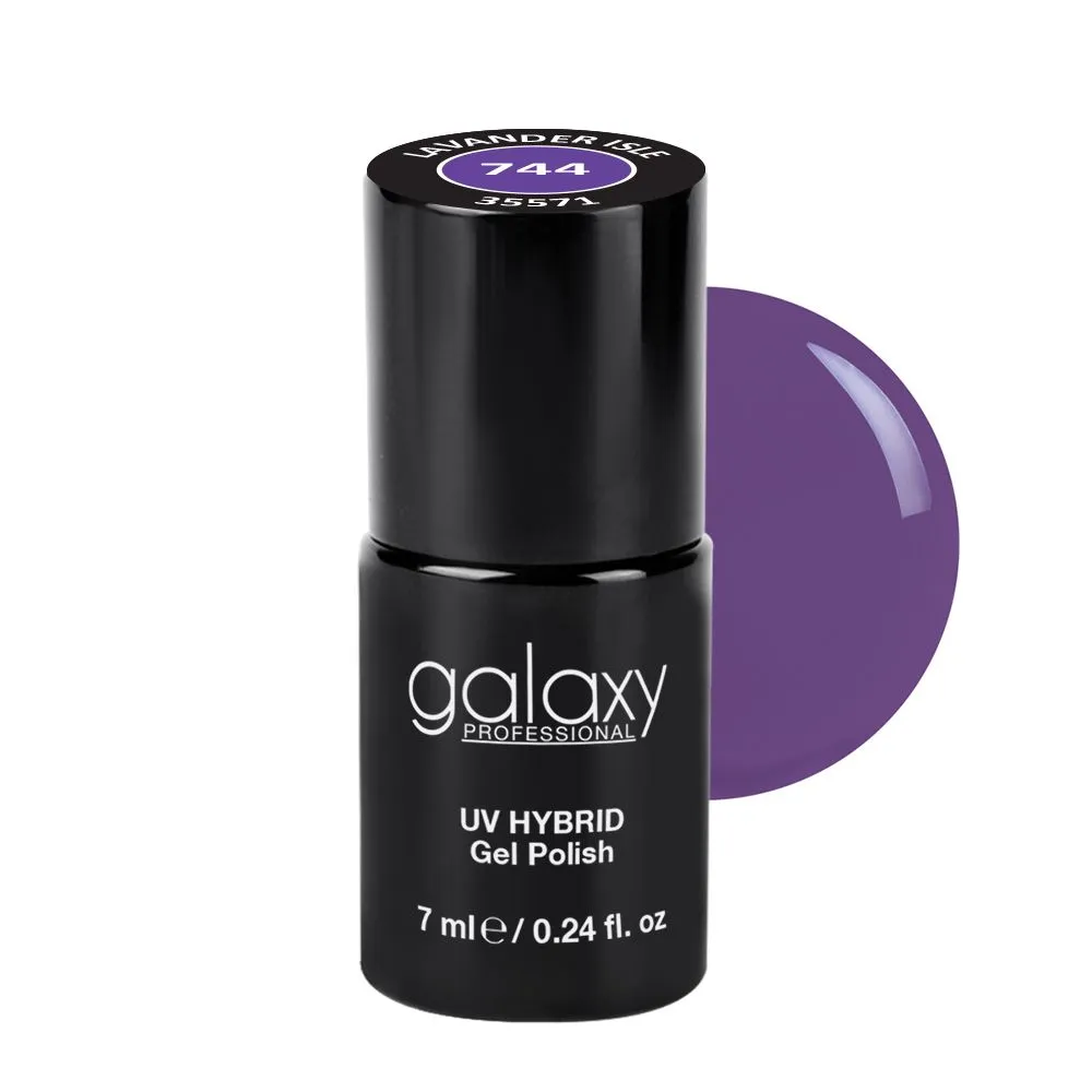 Trajni lak za nokte UV/LED GALAXY Hybrid 7ml Lavender Isle S744