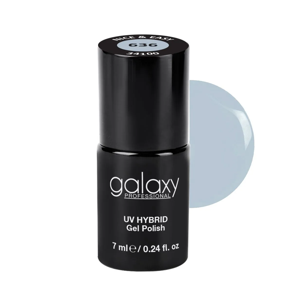 Trajni lak za nokte UV/LED GALAXY Hybrid 7ml Nice & Easy S636