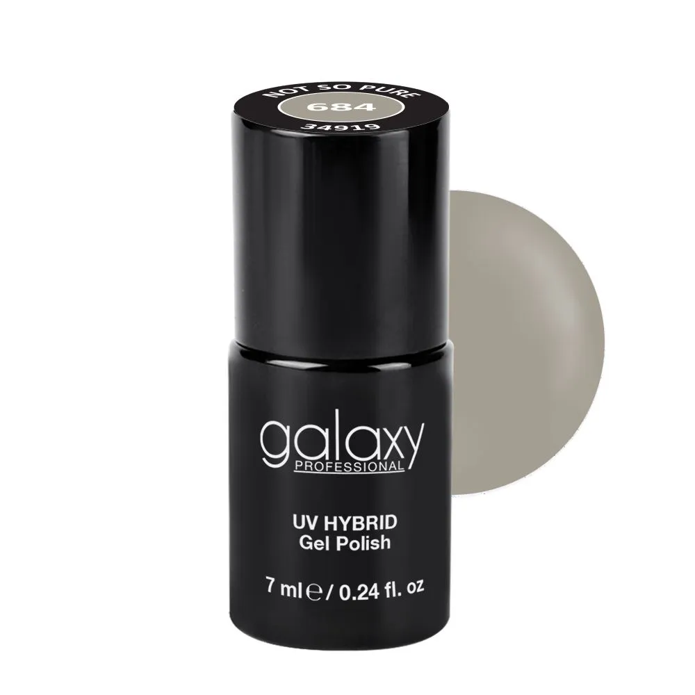 Trajni lak za nokte UV/LED GALAXY Hybrid 7ml Not So Pure S684