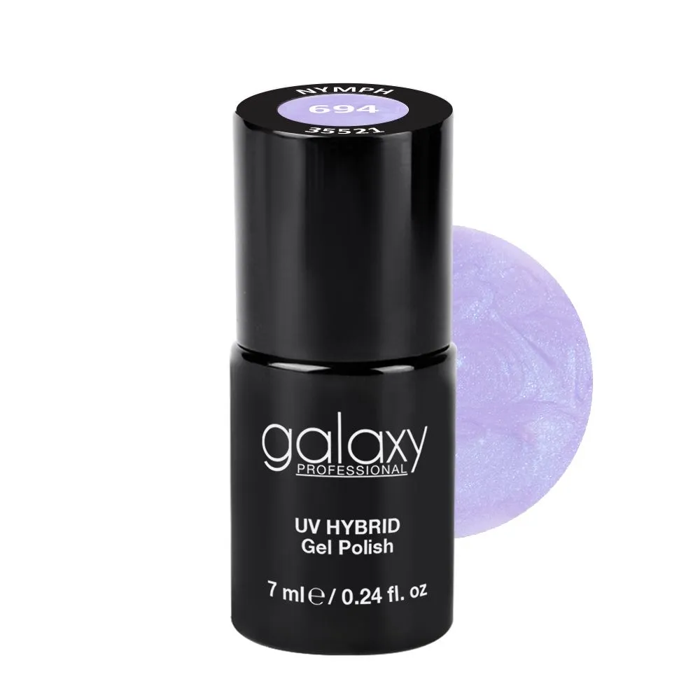 Trajni lak za nokte UV/LED GALAXY Hybrid 7ml Nymph S694