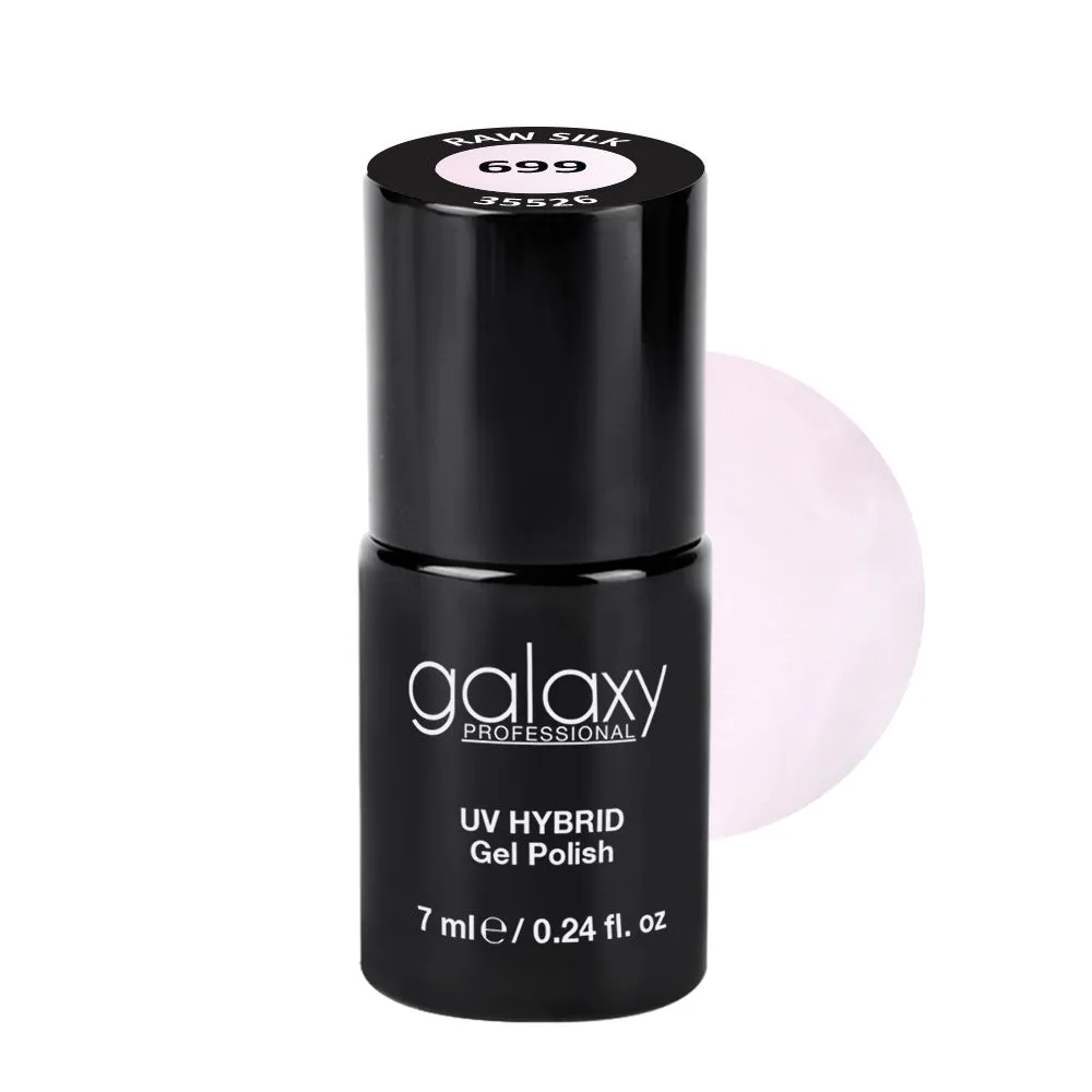 Trajni lak za nokte UV/LED GALAXY Hybrid 7ml Raw Silk S699