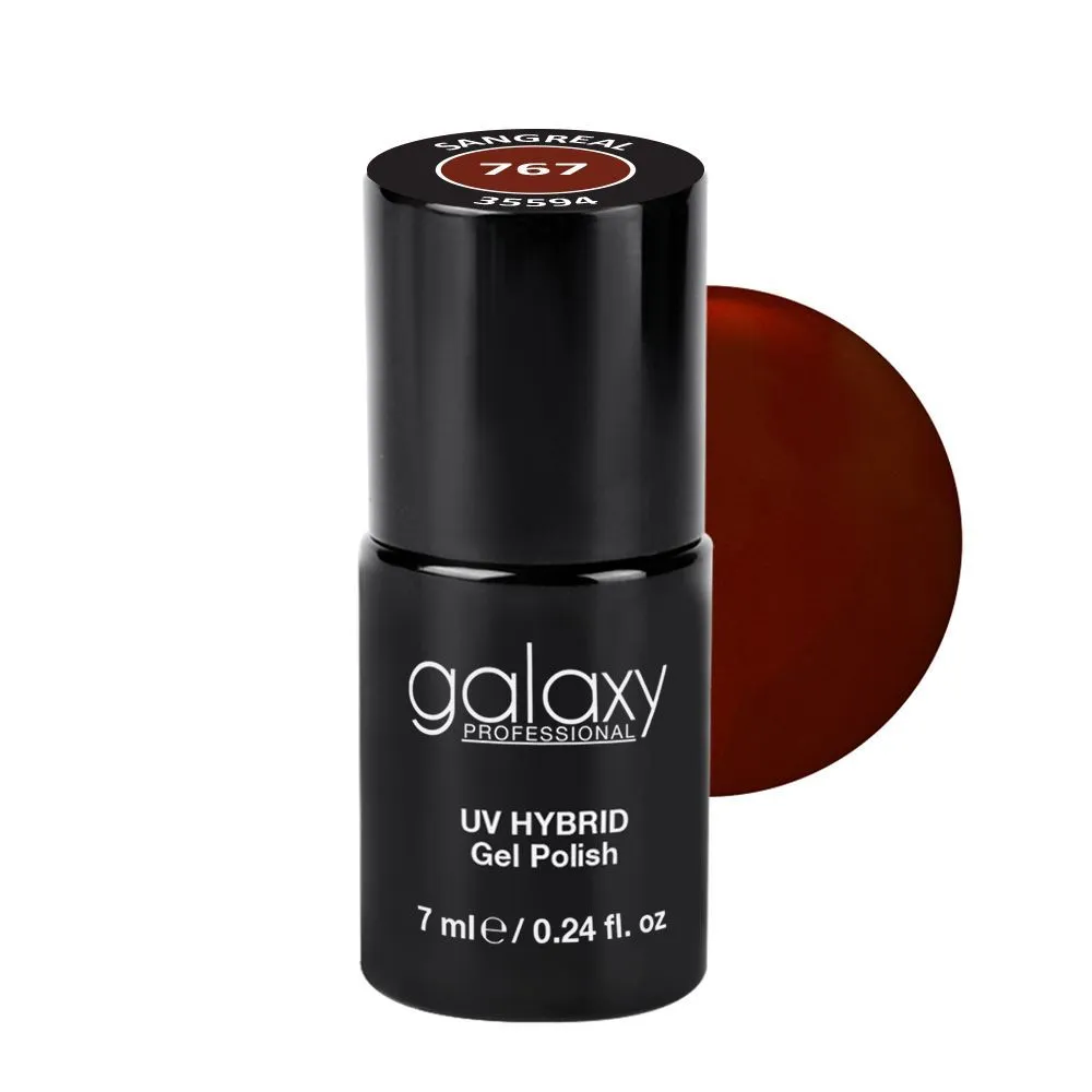 Trajni lak za nokte UV/LED GALAXY Hybrid 7ml Sangreal S767