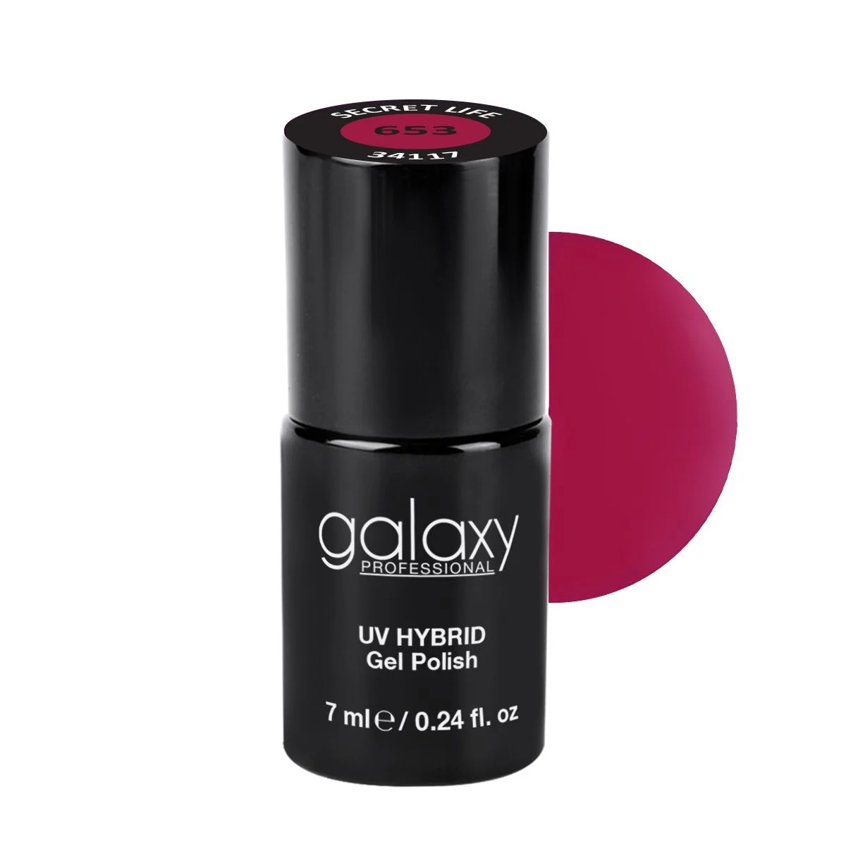 Trajni lak za nokte UV/LED GALAXY Hybrid 7ml Secret Life S653