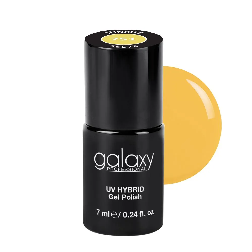 Trajni lak za nokte UV/LED GALAXY Hybrid 7ml Sunrise S751