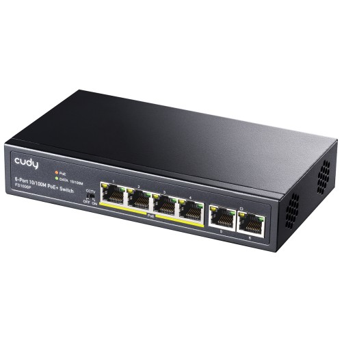 Cudy 6-Port 10/100M PoE+ Switch | FS1006P