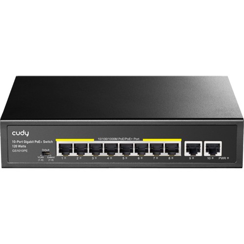 Cudy 10-Port Gigabit PoE+ Switch | GS1010PE