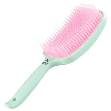 Četka za raščešljavanje kose INFINITY Hairfection mint-pink