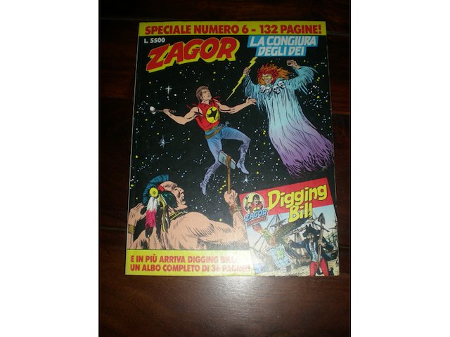 ZAGOR SPECIALE 6 LA  CONGIURA  DEGLI  DEI*