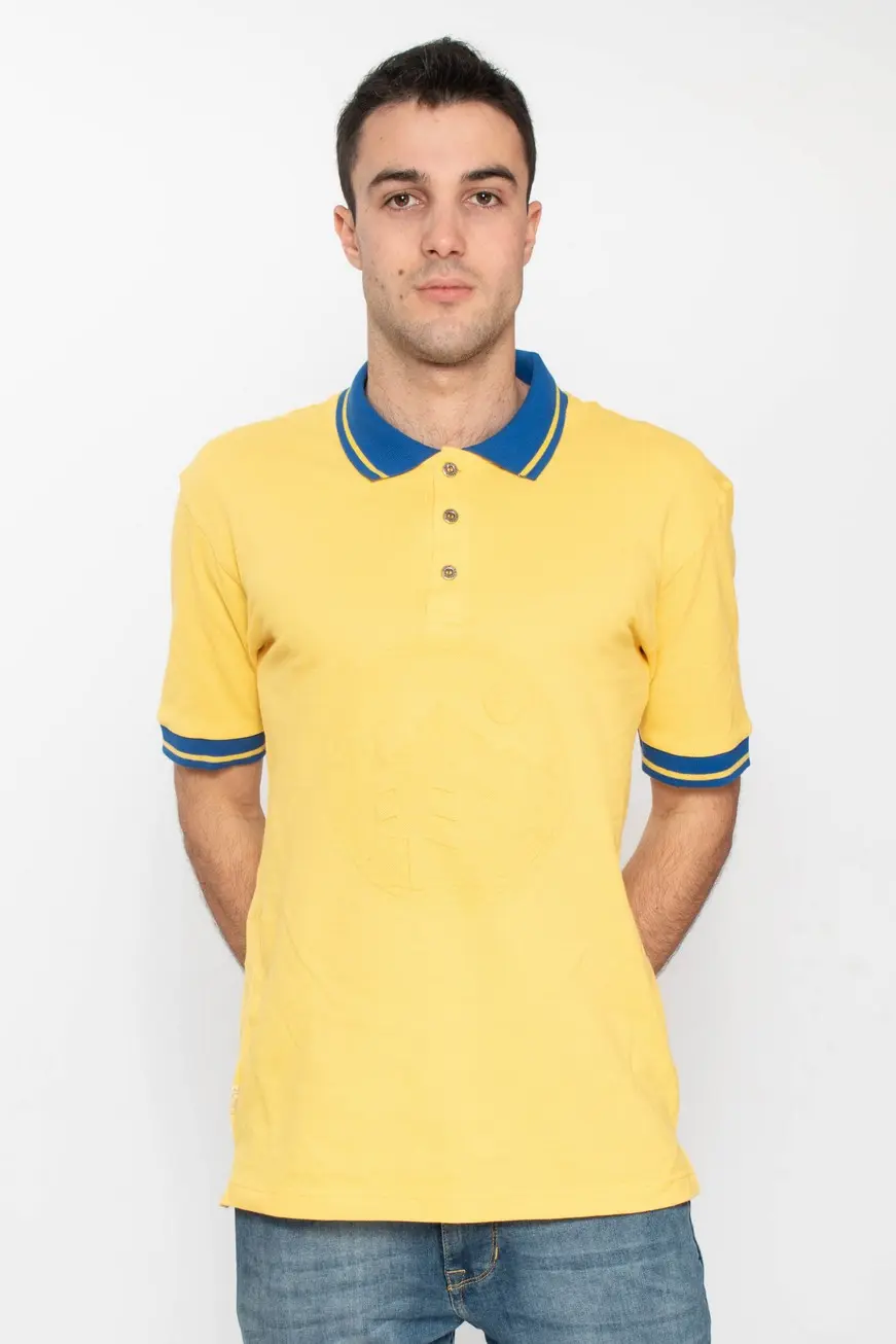 RUSH Muška majica kratkih rukava 3D žuta