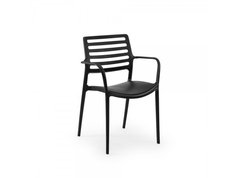Najbolja stolica za bašte kafića Louise XL - CRNA -