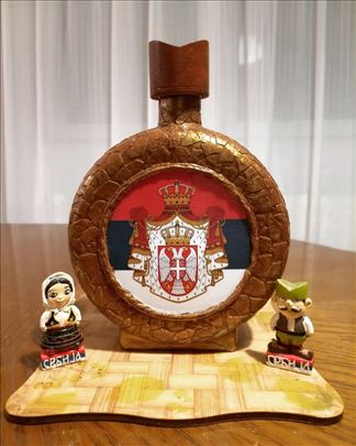 Ukrasna flaša Srbija 2