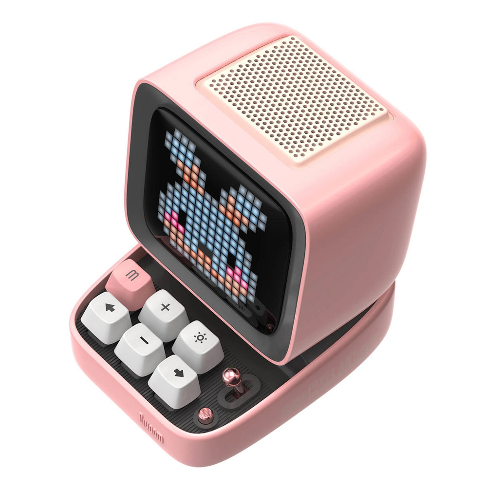 Ditoo-Mic Mini Karaoke Machine Pixel Art Bluetooth Speaker PINK