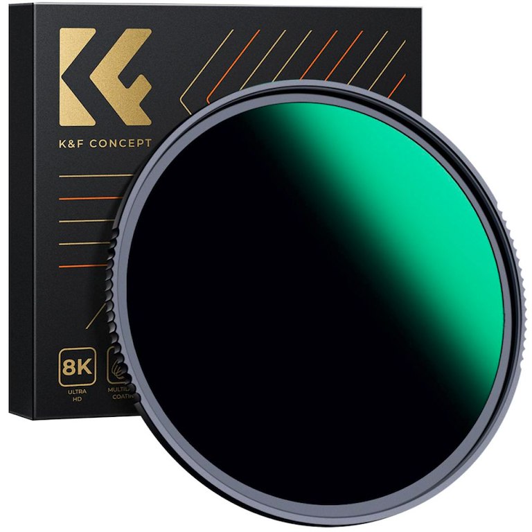 K&F Concept 77mm ND1000 (10 Stop) Fixed ND Filter Neutral Density Multi-Coated KF01.977