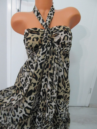 Ginatricot haljina animal print vel. 36