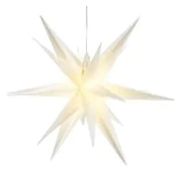 Novogodišnja zvezda GYLFE Ø57xV44cm viseća sa tajmerom