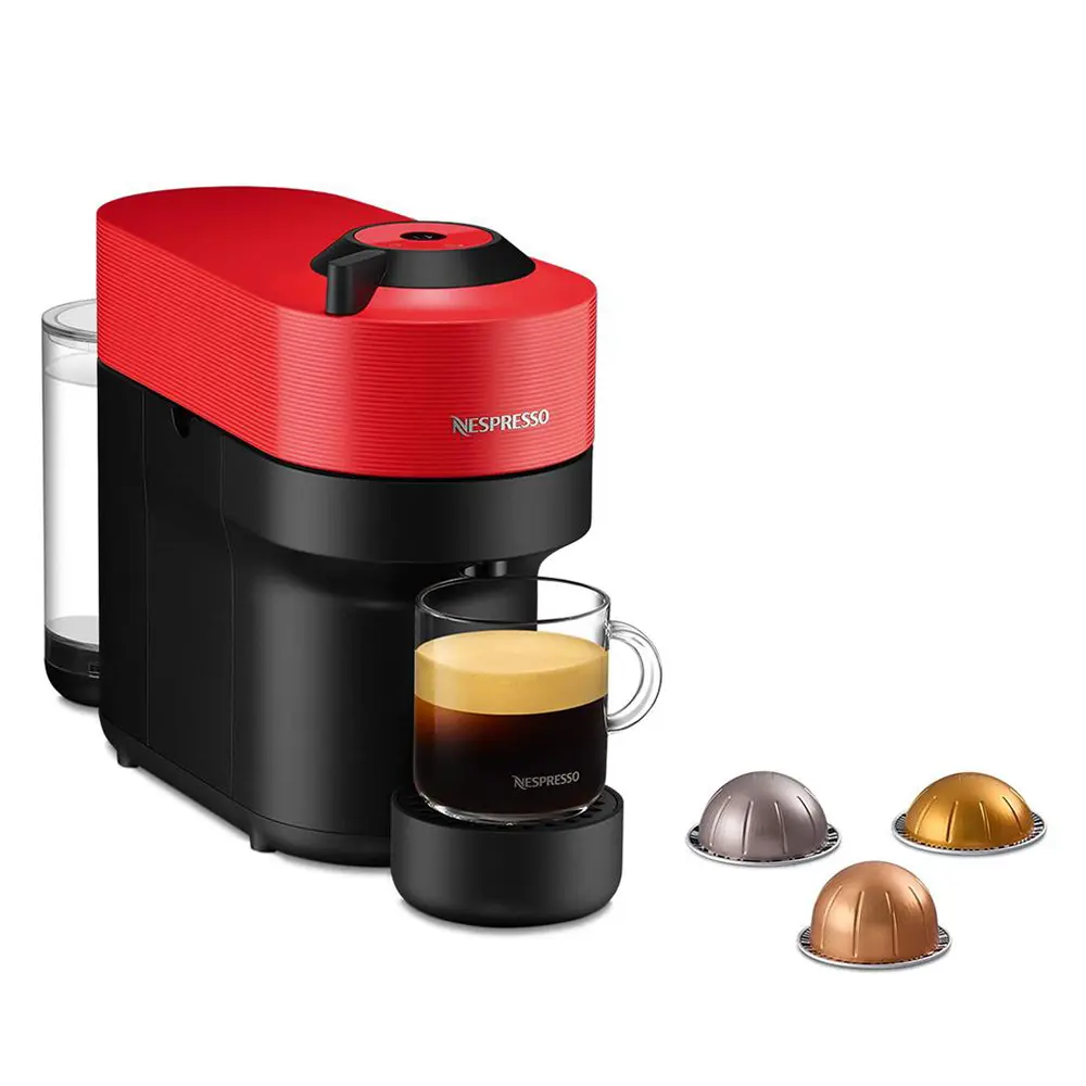 NESPRESSO Aparat za kafu Vertuo Pop GCV2-EURENE-S crveni