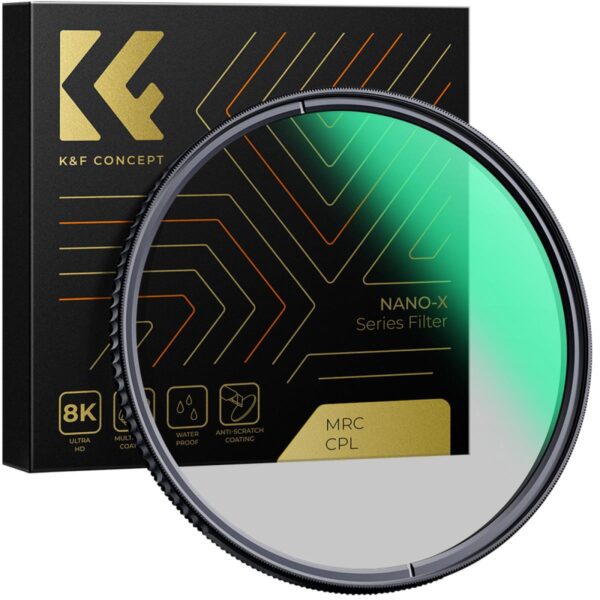 KF Concept 72mm Nano-X CPL Filter 28 Layer MRC Filter HD (Waterproof Anti Scratch)