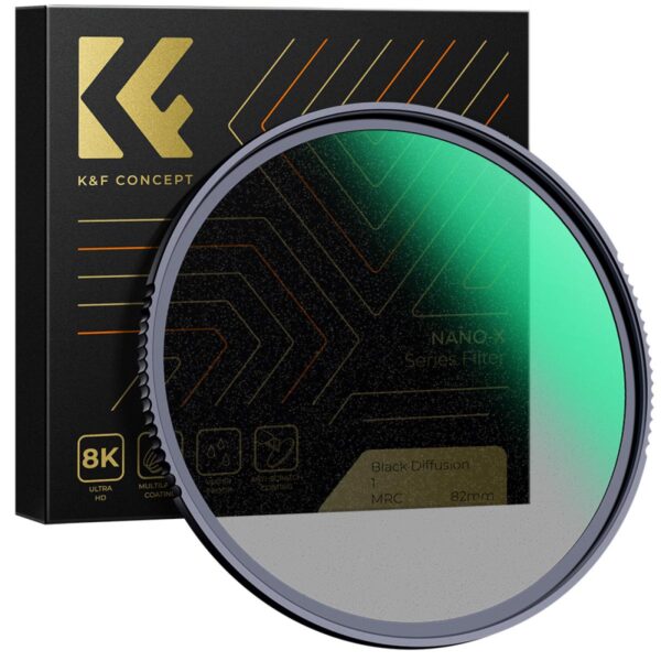 KF Concept 77mm Nano-X Black Mist 1/2 HD (Waterproof Anti Scratch) (Green Coated)