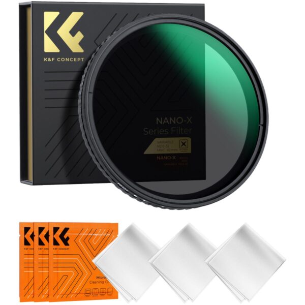 KF Concept 49mm XU06 Nano-X Variable ND Filter ND2-ND32 (W/O Black Cross)