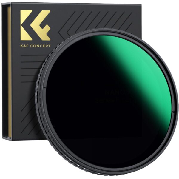 KF Concept KF01.1080 82mm Nano-X Variable ND Filter ND8-ND128 (W/O Black Cross)