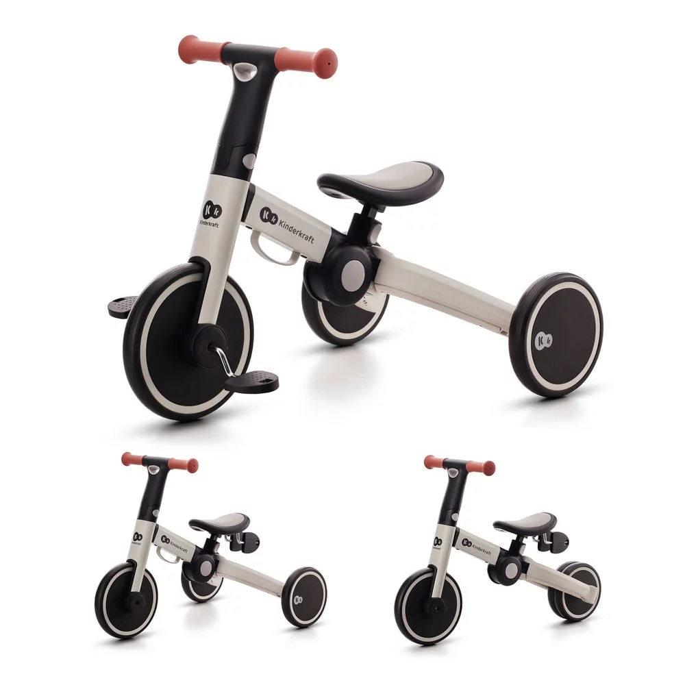 Tricikl Kinderkraft 4TRIKE silver grey