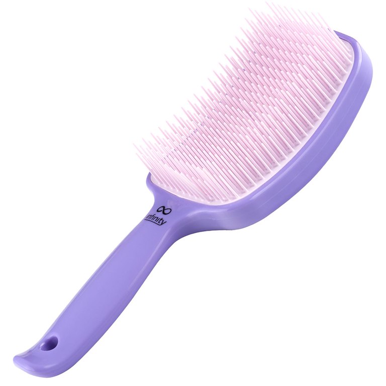 Četka za raščešljavanje kose INFINITY Hairfection lavanda-roze