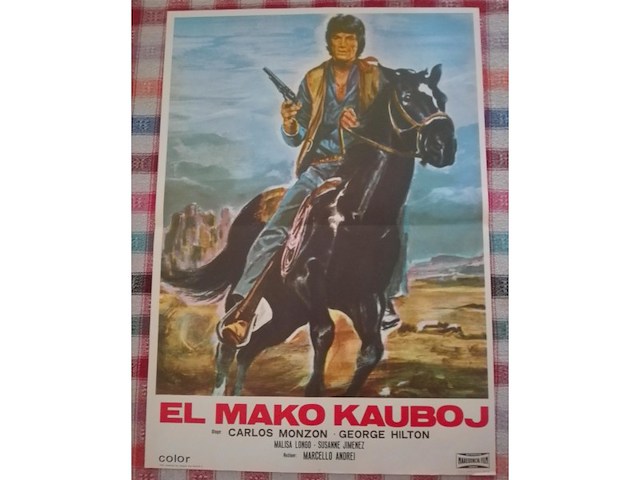 plakat EL MAKO KAUBOJ