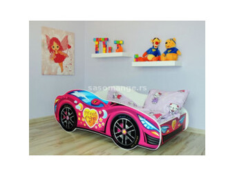 Dečiji Krevet 160X80Cm (Trkački Auto) Sweet Car 74001