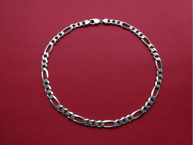 pravo srebro 925 masivna ogrlica 58,60gr