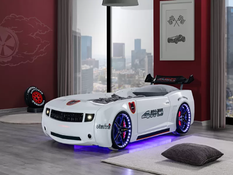 Onlinenamestaj Auto krevet CAMARO FULL LED MS