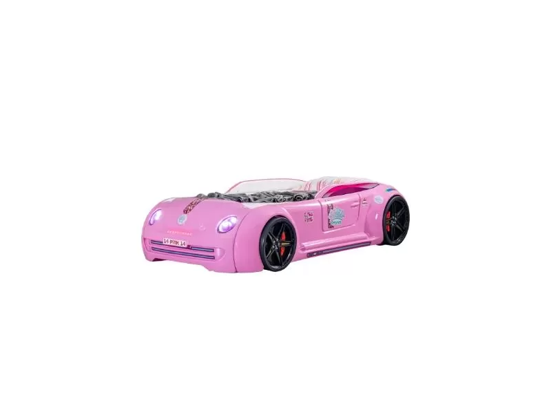 Onlinenamestaj Auto krevet PINK LADY ECO LED MS