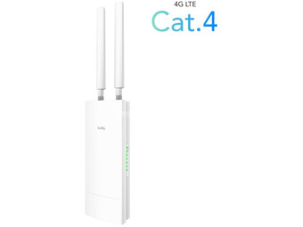 Cudy LT500 Outdoor 4G LTE Cat 4 AC1200 Wi-Fi Route, Nano SIM Slot, 10/100 Mbps WAN/LAN