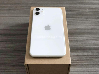 iPhone 11 64GB White Sim Free 100% BAT SA104